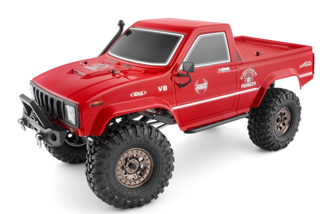 ROCK CRUISER V2 1/10 sada 2,4GHz, Červená | Vše pro RC expedice